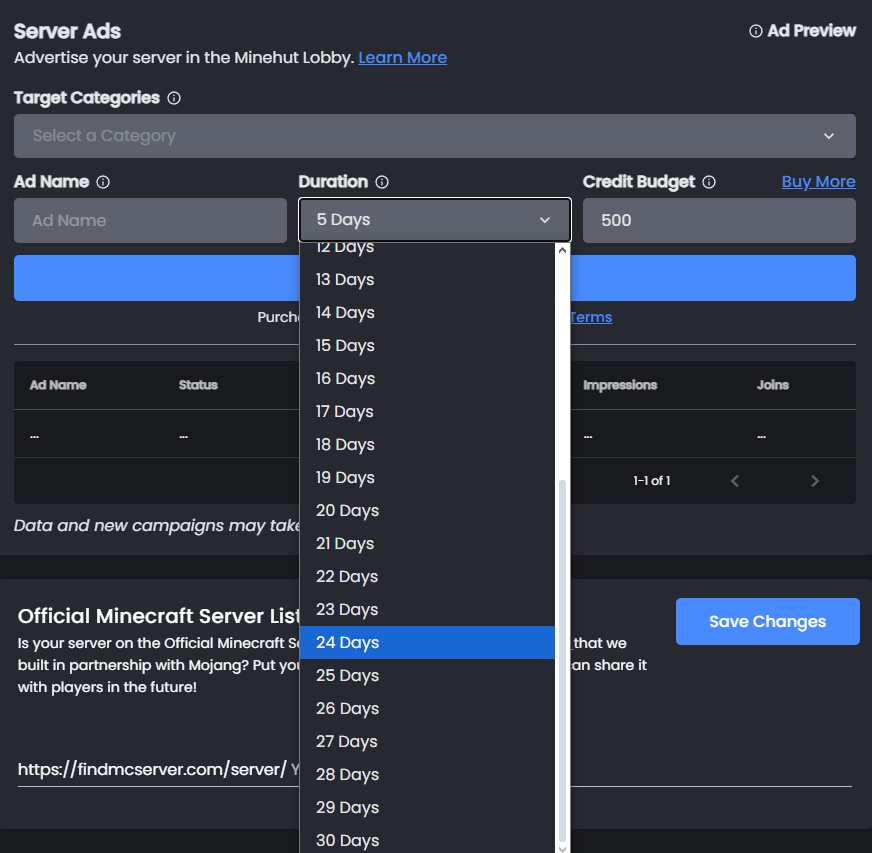 Minehut Server Ads – Minehut